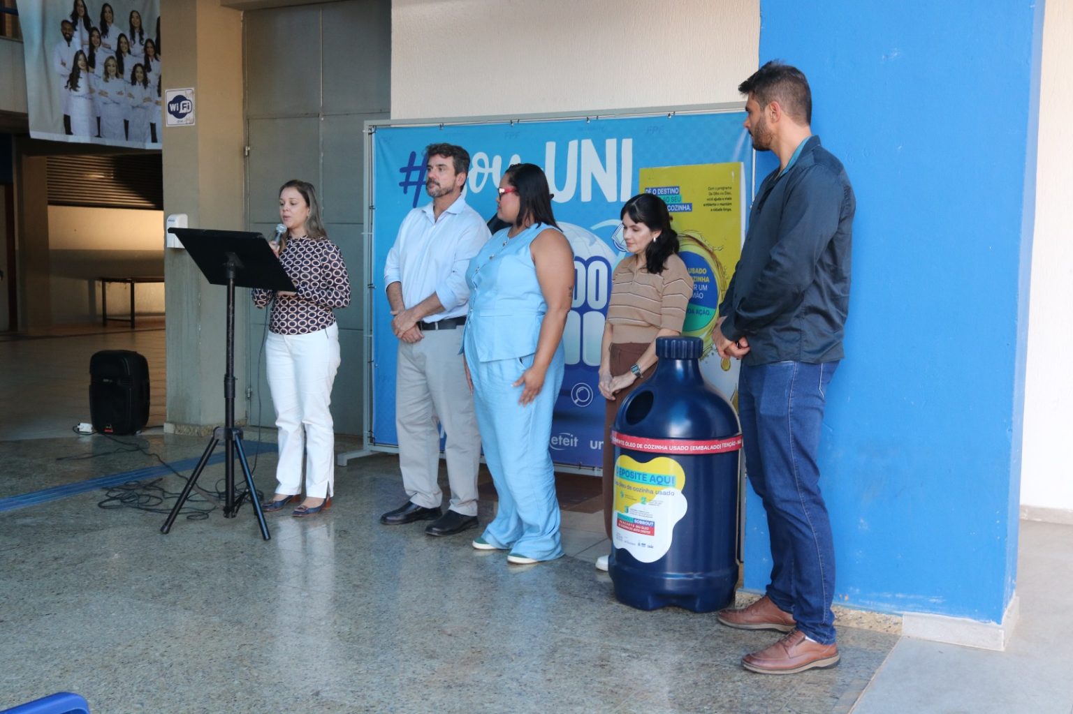 Águas de Valadares lança programa “De Olho no Óleo’ na Univale